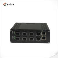 China 1000Mbps RJ45 FX1 Fiber Optic Switch 2 Port 10/100/1000Base-T Aluminum Case for sale