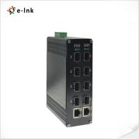 China 1000Mbps RJ45 FX1 Fiber Optic Switch 2 Port 10/100/1000Base-T Aluminum Case for sale