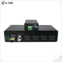 China 1550nm SDI To Fiber Optic Converter 3G 5W DWDM With 4Ch HDMI Output for sale