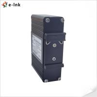 China Aluminum Case POE Fiber Media Converter 15.4W  1 Port 1000X To 2 Port 10/100/1000B for sale