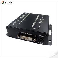 China LPCM 340MHz DVI Video To Fiber Converter 4K 10KM DVI KVM Fiber Optic Extender for sale