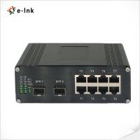 China 2 Gigabit SFP Uplink Ports Industrial Ethernet 8 Port PoE Switch for sale