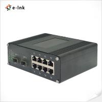 China 2 Gigabit SFP Uplink Ports Industrial Ethernet 8 Port PoE Switch for sale