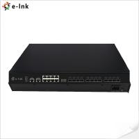 China 258Gbps Fiber Optic Switch 12Port 10G SFP 8Port 10/100/1000M RJ45 Support WEB for sale