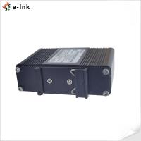 China DIN Rail PoE Media Converter 100 / 1000 BASE-TX SFP Ethernet Converter for sale
