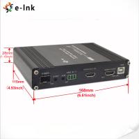 China Fiber Optic Converter 1080P HDMI KVM Bidi Stereo Audio GPIO over Fiber Extender for sale