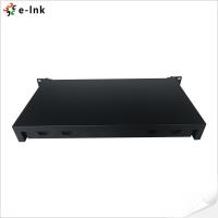 China 19 Inch FPP Rack Mount Fiber Patch Panel Drawer Type 12-144 Ports With SC Adapter for sale
