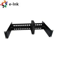 China 19 Inch Din Rail Standoff Bracket Adjustable Recesses 35mm Universal Rack Mount for sale
