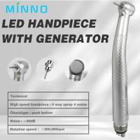 China Class II Led High Speed Handpiece 4 Wayspray 2 Hole Handpiece for sale