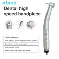 China 4 Hole Dental High Speed Handpiece Without Light Push Button Type for sale