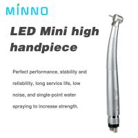 China Push Button Mini Head Handpiece Dental Handpiece With LED Light for sale