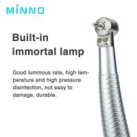 China Push Button Mini Head Handpiece Dental Handpiece With LED Light for sale
