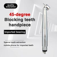 China CE ISO 45 Degree Angle Handpiece Aluminum Alloy Single Water Spray for sale