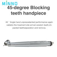 China CE ISO 45 Degree Angle Handpiece Aluminum Alloy Single Water Spray for sale