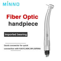 China Quick Coupling Fiber Optic Handpiece 4 Air LED High Speed Handpiece for sale