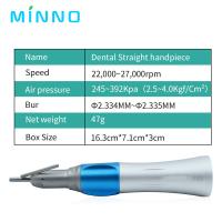 China Surgical Dental Straight Handpiece 22000-27000rpm External Channel for sale