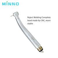 China 300000rpm Coxo High Speed Handpiece 4 Hole LED Dental Handpiece With 3 Way Spray for sale