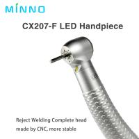 China 300000rpm Coxo High Speed Handpiece 4 Hole LED Dental Handpiece With 3 Way Spray for sale