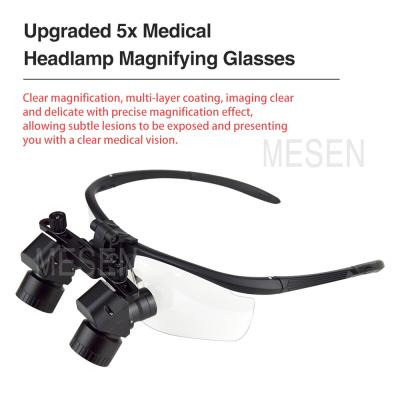 China Upgraded 5x Medical Headlamp Magnifying Glasses for sale