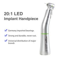 China 20:1 Removable Head Implant Contra Angle for Surgical Motor with optical fiber for sale