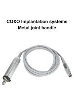 China COXO Implantation systems Metal joint handle for sale