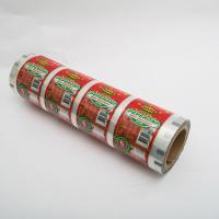 China 1000m Peelable Printed Lidding Film VMPET Plastic Cup Sealing Film 104 Micron 422mm Width for sale