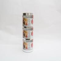 China 422mm Width Printed Lidding Film 104 Micron Easy Peel for APET/PE Trays - High Barrier Meat Packaging for sale