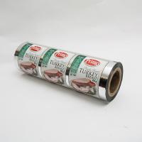 China Printed Lidding Film PET/VMPET/PE 104 Micron Easy Peel for Meat Packaging 422mm x 1000m Roll for sale
