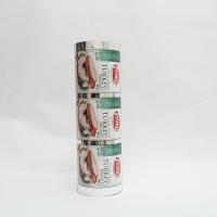 China Printed Lidding Film PET/VMPET/PE 104 Micron Easy Peel for Meat Packaging 422mm x 1000m Roll for sale