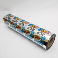 China 1000m Peelable Printed Lidding Film VMPET Plastic Cup Sealing Film 104 Micron 422mm Width for sale