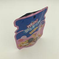 China 60g 100g Custom Shaped Zip Lock Pouches with Side Gusset - 84 Micron Food Grade Packaging for sale
