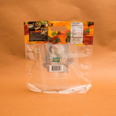 China 300g Moisture Proof Dry Fruit Vegetable Packaging Bag 254x200mm with Zipper and Air Vents for sale