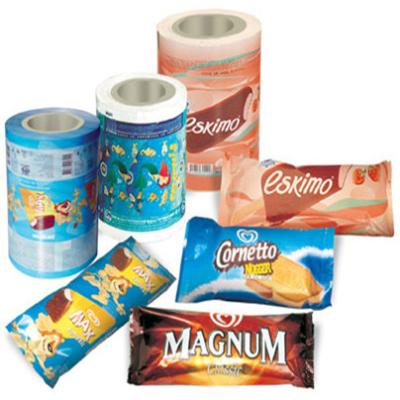 China CPP PET Plastic Wrap Roll 9-Color Laminated Polyethylene Packaging Film for Food Products for sale