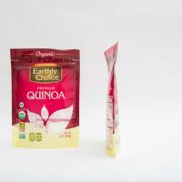 China 12OZ Quinoa Stand-Up Pouch with Resealable Zipper - 228×180mm Size, 92μm PET/PE Material for Food Packaging for sale