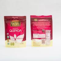 China 12OZ Quinoa Stand-Up Pouch with Resealable Zipper - 228×180mm Size, 92μm PET/PE Material for Food Packaging for sale