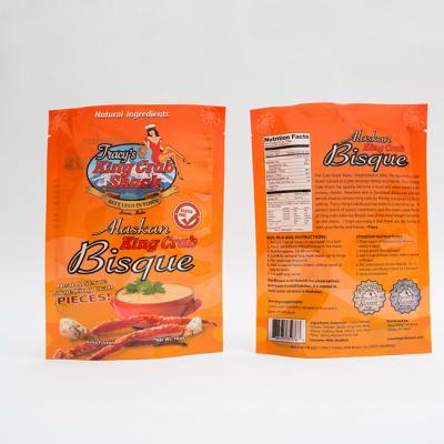China 16OZ 105 Micron Stand-Up Soup Packaging Bags - PA/PE Material, 95°C Heat Resistant for sale