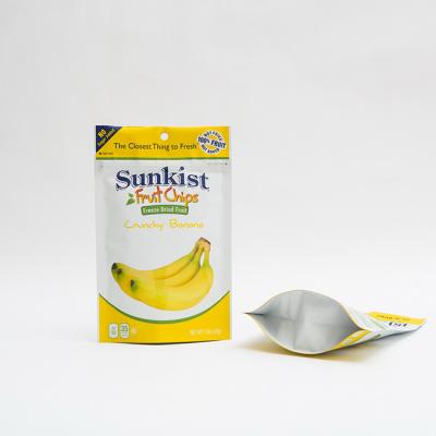China 1.4oz Recyclable Stand Up Pouches with Zipper - 210x150mm Food Packaging for Banana Chips & Snacks for sale