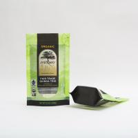 China 12oz Quinoa Trio Food Packaging Bags 112 Micron Thickness with Zipper and Bottom Gusset for sale