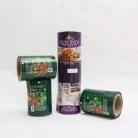 China 0.63OZ Almond Packaging Film Roll 152mm Width 70 Micron Thickness with Custom Logo Printing for sale