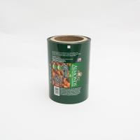 China 0.63OZ Almond Packaging Film Roll 152mm Width 70 Micron Thickness with Custom Logo Printing for sale