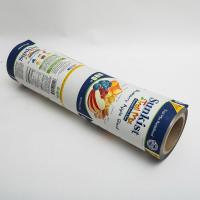 China 1oz Multilayer Stretch Compound Food Packaging Film Roll 450mm Width 84μm Thickness for Dry Fruit Chips for sale