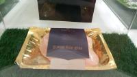China 340um Golden Meat Packaging Skin Pack Film - 422mm Width x 250m Roll for Sausage Ham Beef for sale