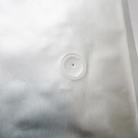 China Silver Unprinted Coffee Packaging Bags with Air Valve - 250g/500g/1000g Sizes, PET12/AL7/PE80-100μm Material for sale