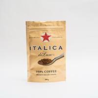 China 100g AL7 Coffee Packaging Bag with Zipper - 210x140+90mm Stand Up Pouch, 104μm Thickness for Ground Coffee Beans for sale