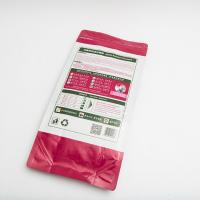 China 1.4kg Printed Side Gusset Plastic Bag with K Seal Bottom and Zipper - 280mm × 200mm Size, 105μm Thickness for sale