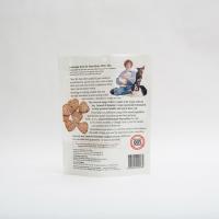 China 150g 70mm Stand Up Pet Food Pouches with Zipper - 92 Micron PET/PE Material for Dog Treat Packaging for sale