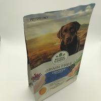China 2.5kg PE90 Pet Food Packaging Bag with Zipper - 310x240mm Flat Bottom Design, 115μm Thickness for sale
