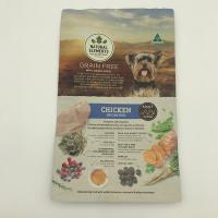 China 2.5kg PE90 Pet Food Packaging Bag with Zipper - 310x240mm Flat Bottom Design, 115μm Thickness for sale