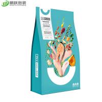 China 1.6kg 1.8kg Flat Bottom Pet Food Packaging Bag with Zipper - 130um Thickness, 10 Color Printing for sale