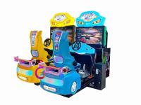 China 110/220V Electric Single Car Racing Arcade Game Machines Sit Down Driving Indoor Amusement for sale